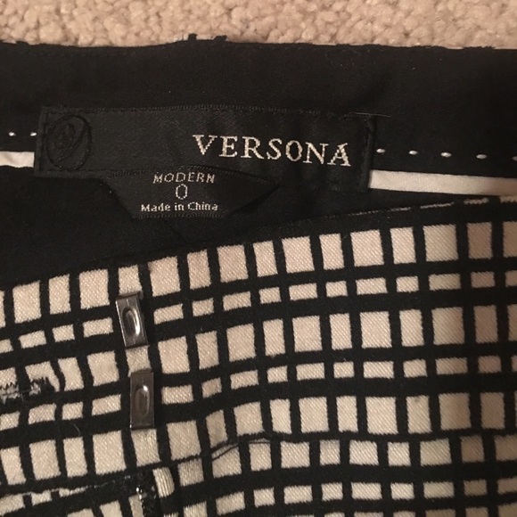 Versona | Pants & Jumpsuits | Black And White Womens Work Pants | Poshmark